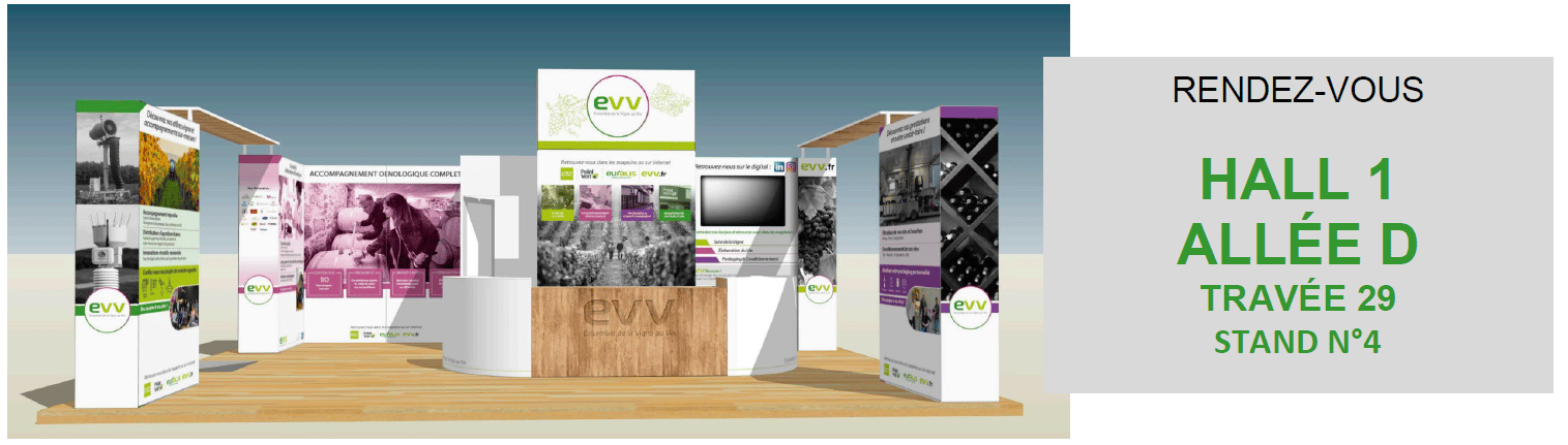 Evv dévoilera sa nouvelle identité au Salon Vinitech SIFEL 2022 - EVV